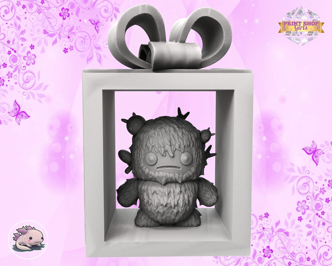 Mossy, Monster in Box Figure | Monster Miniature | Funny Creatures ...