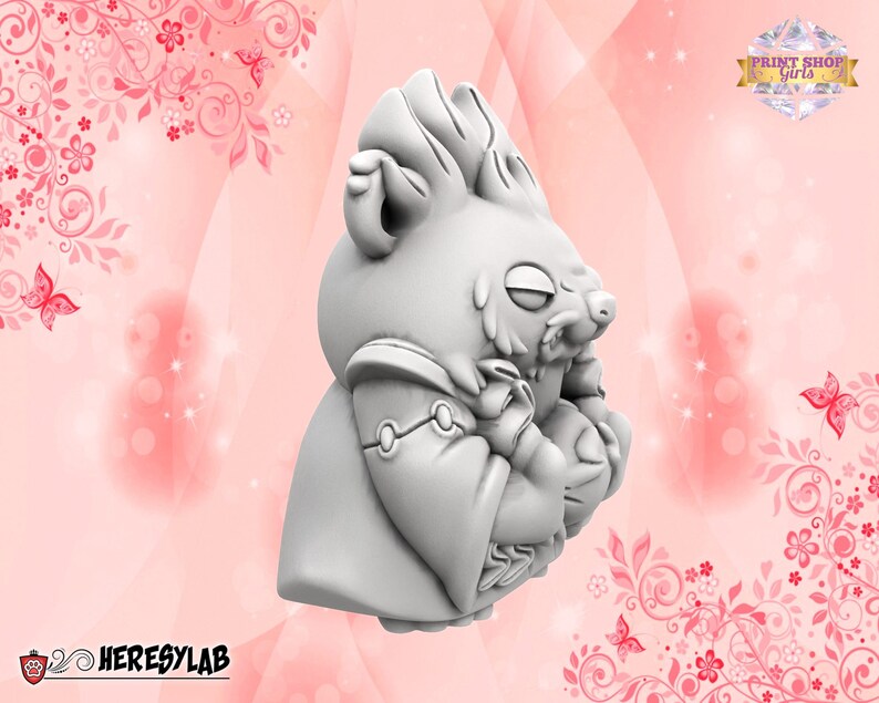 Panda Wizard Miniature Cute Chibi Animal Adventurer Figure Fantasy DIY ...