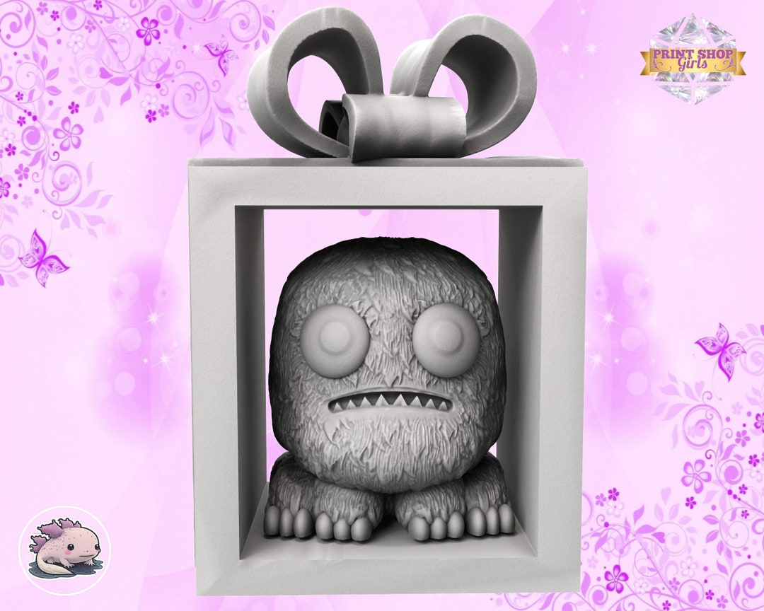 Furry in the Box Miniature Furball Monster Figure Funny Creatures Crazy ...