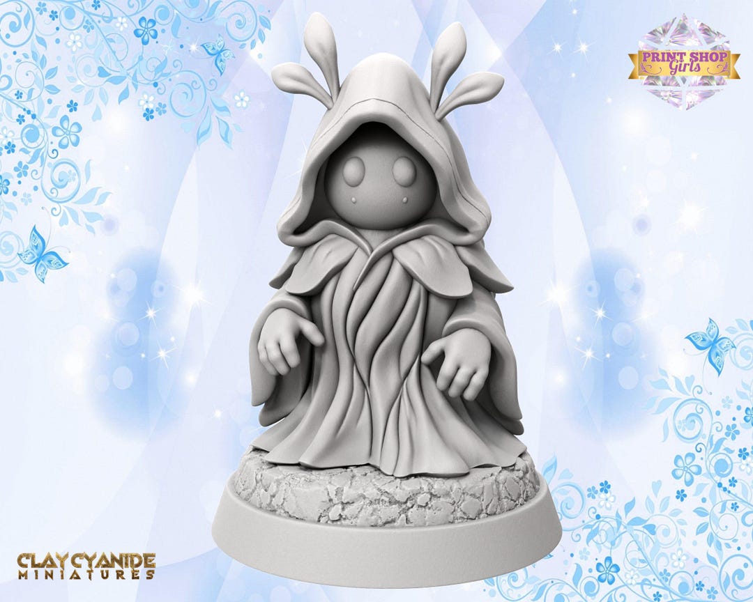 Luma, Mushroom Rogue Miniature | Cute Fantasy Creature Figurine ...