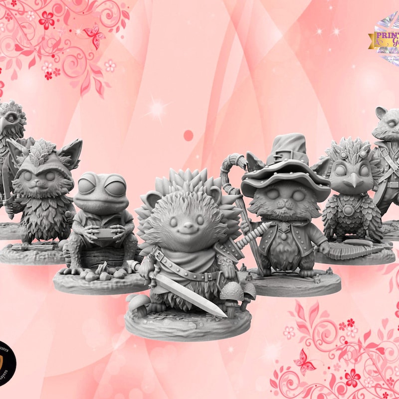 Cute Figures for Painting - Etsy