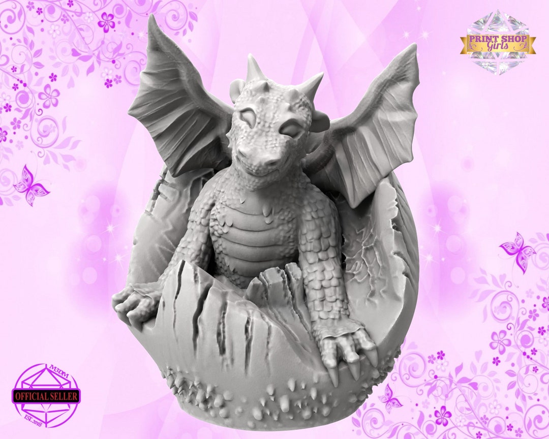 Baby Dragon With Wings Miniature | Cute Fantasy Animal Figure | Special ...