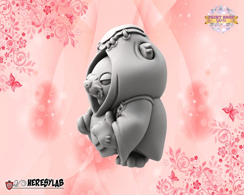 Panda Bear Priest Miniature | Cute Chibi Animal Adventurer Figure ...