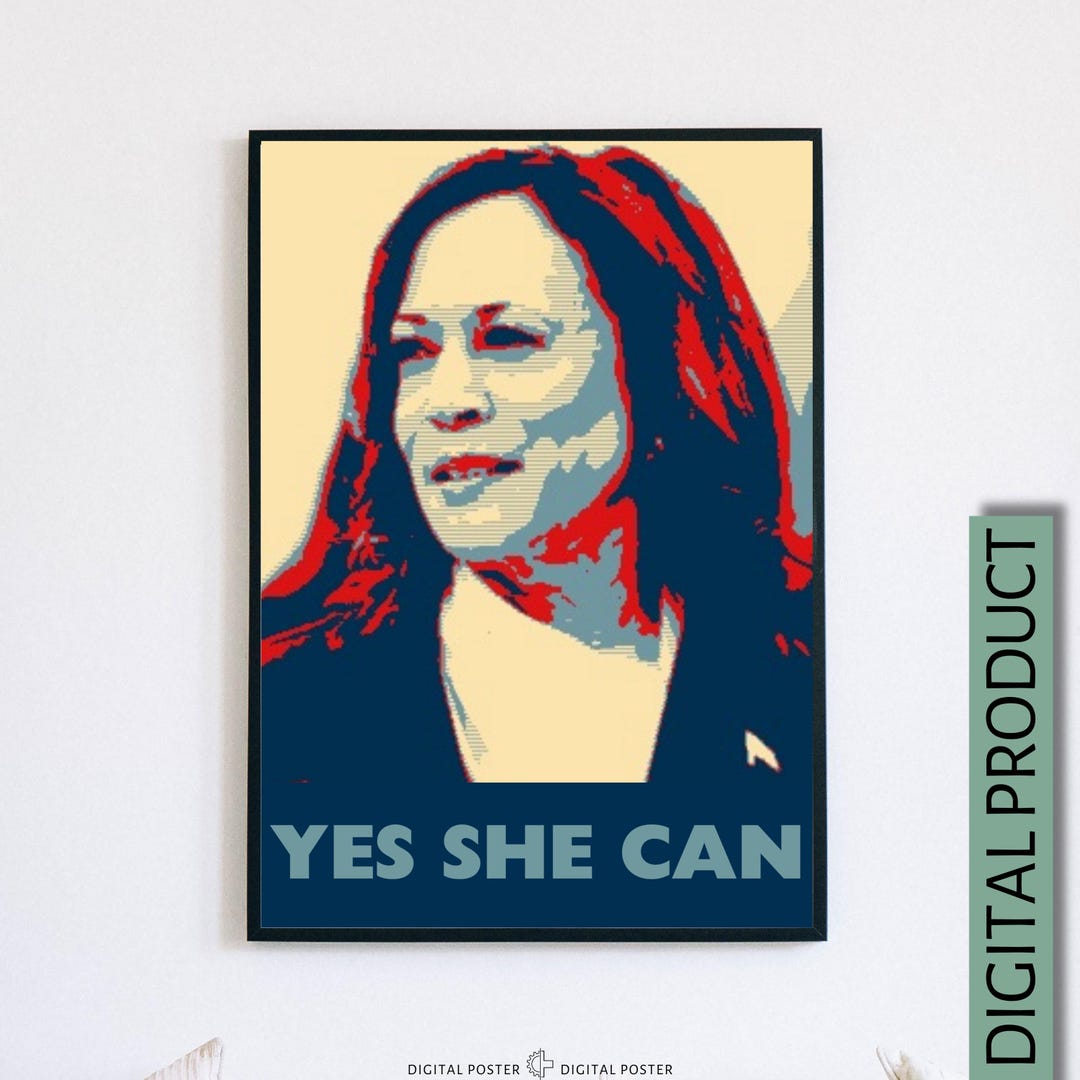 Kamala Harris, Madame President, Digital Poster, Print Decor, Aesthetic ...