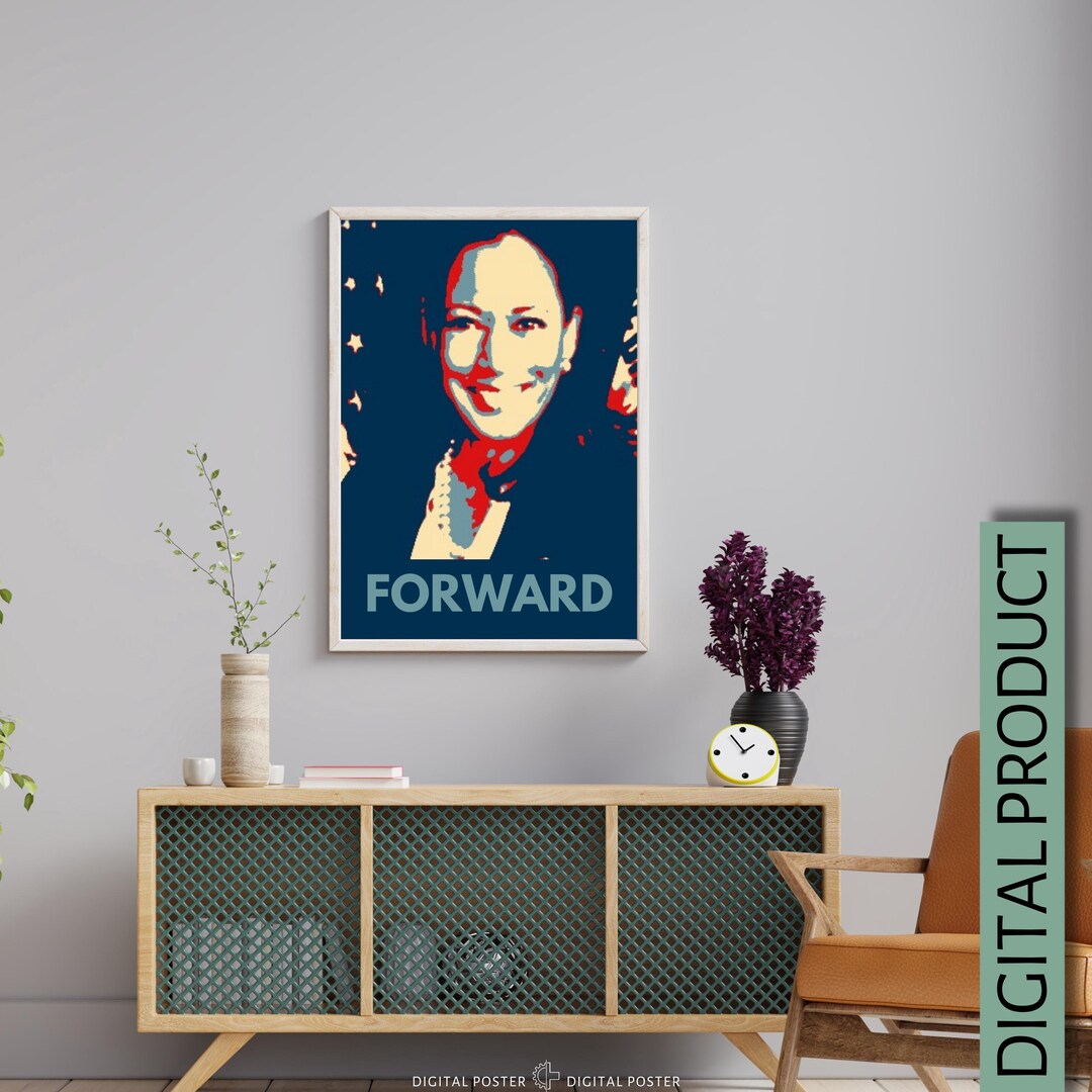 Kamala Harris, Madame President, Digital Poster, Print Decor, Aesthetic ...