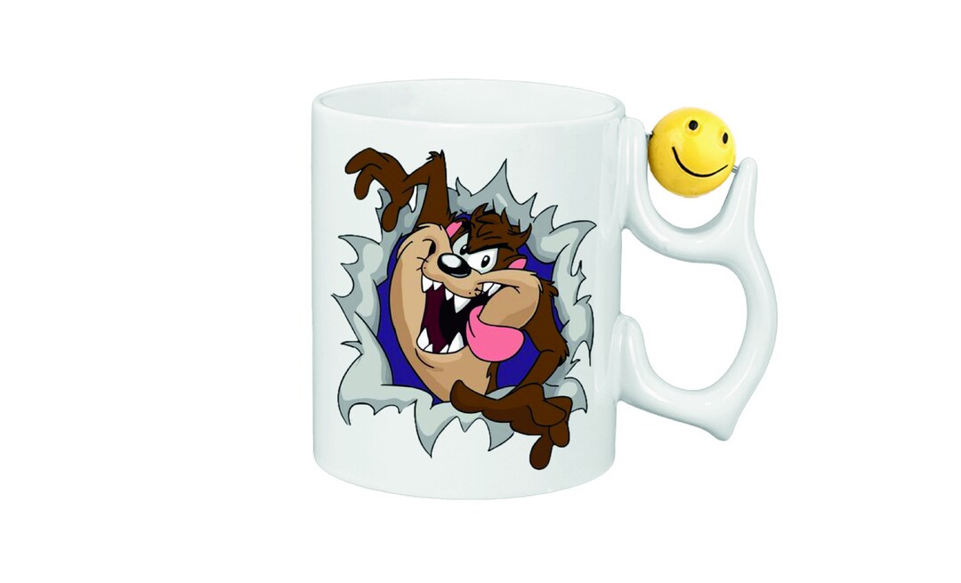 Tasmanian Devil Mug, Looney Tunes, Tasmanian Character, Cartoon Print ...