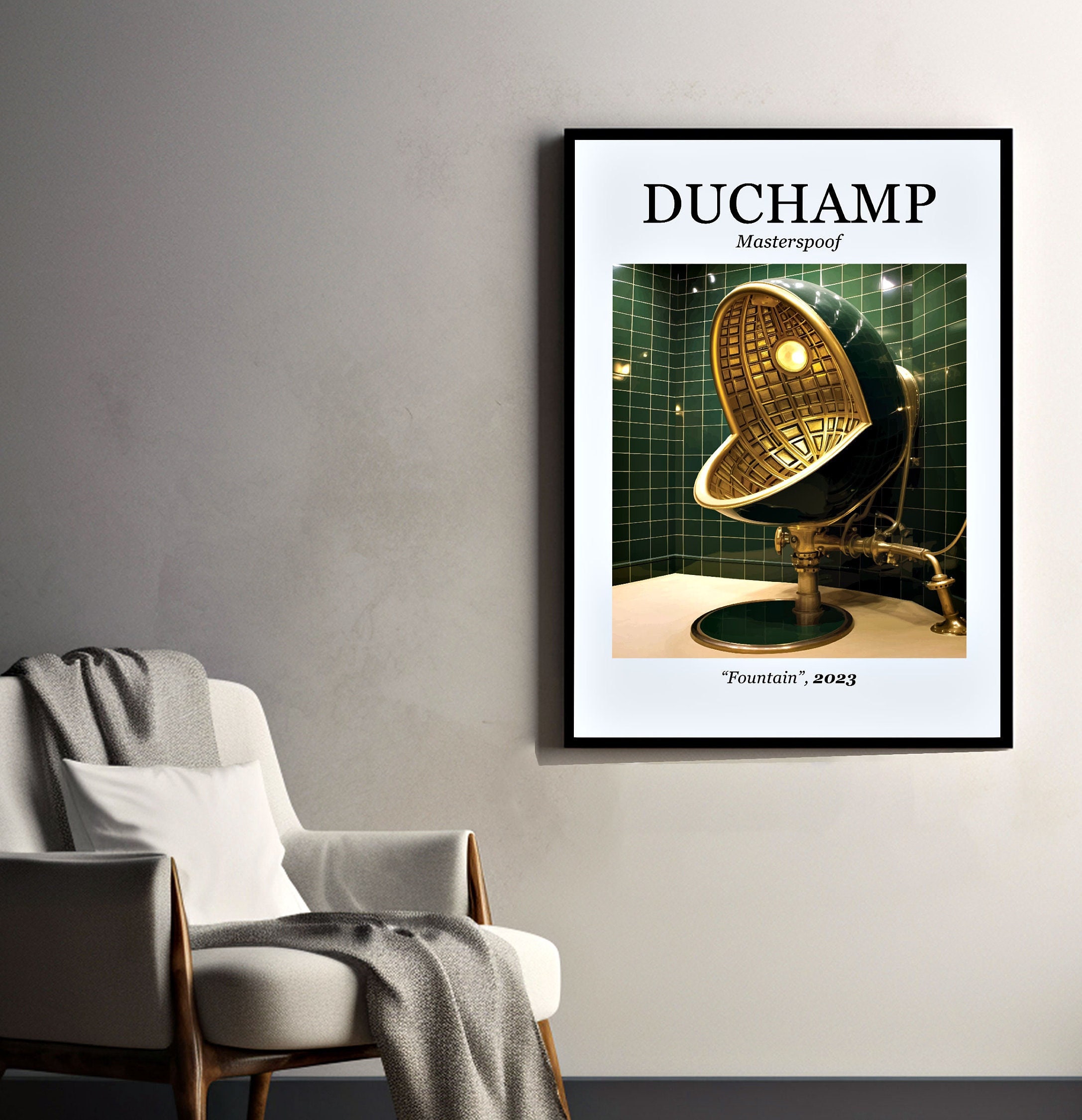Marcel Duchamp, Altered Fountain, Dadaism Art Printable Poster, Altered ...