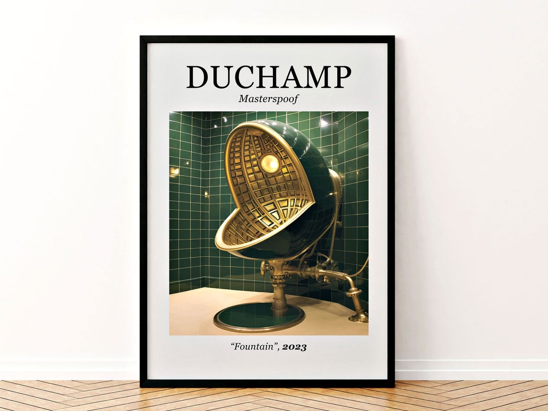 Marcel Duchamp, Altered Fountain, Dadaism Art Printable Poster, Altered ...