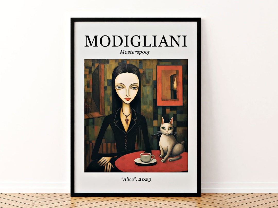 Modigliani Alice, Altered Art Print, Downloadable Eclectic Print ...