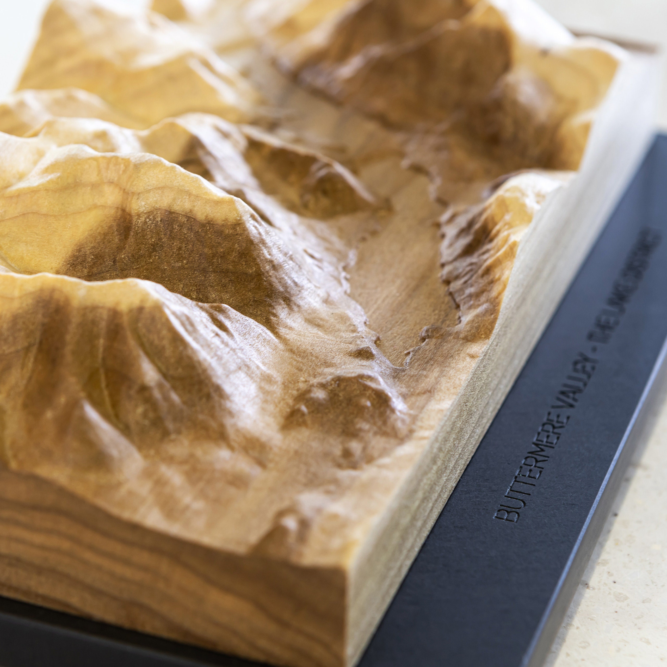 Bespoke Wooden Map Topographic Map Sculpture - Etsy