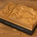 Bespoke Wooden Map Topographic Map Sculpture - Etsy
