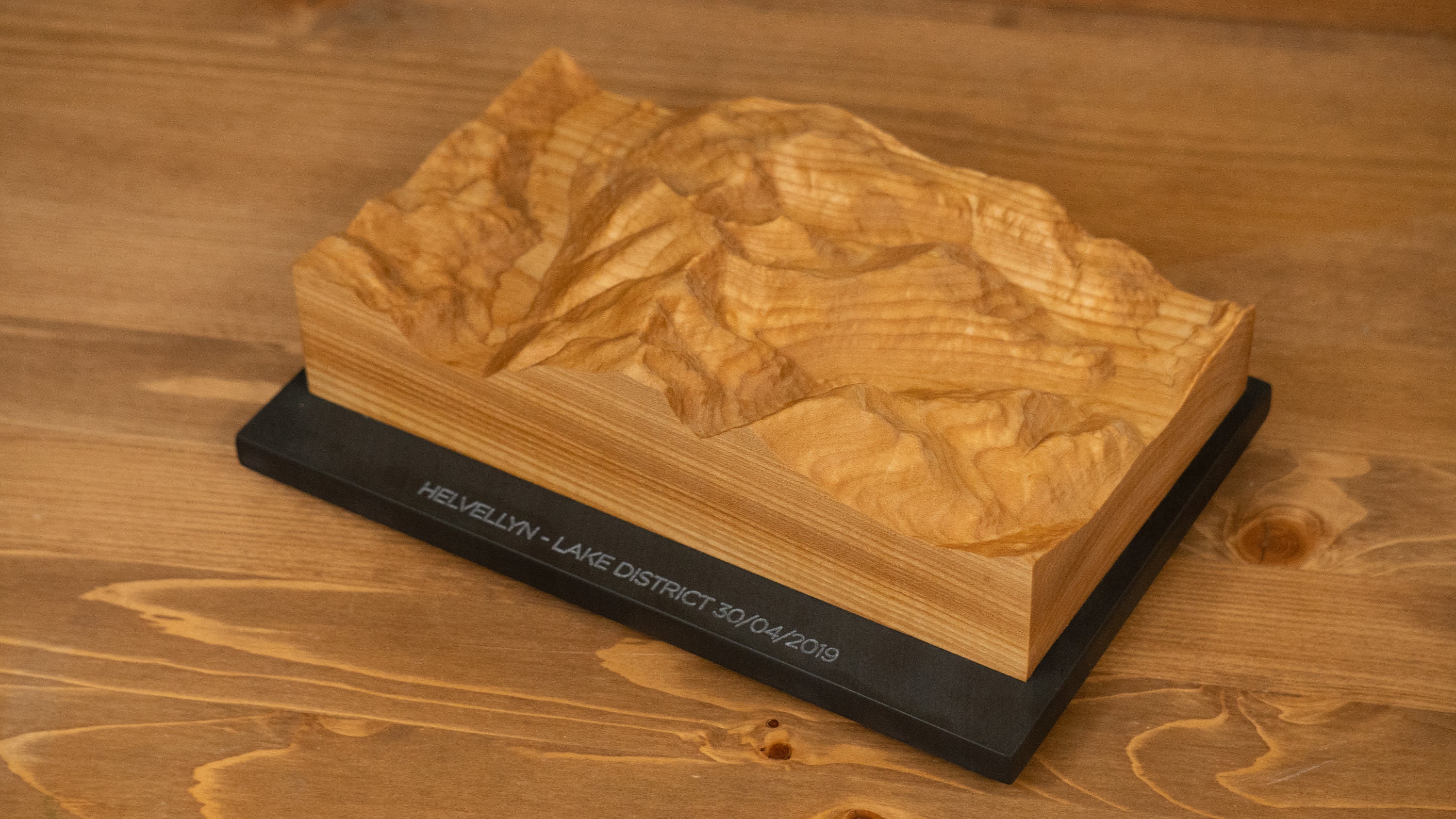 Bespoke Wooden Map Topographic Map Sculpture - Etsy