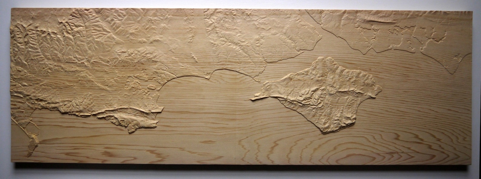 Bespoke Wooden Map Topographic Map Sculpture - Etsy