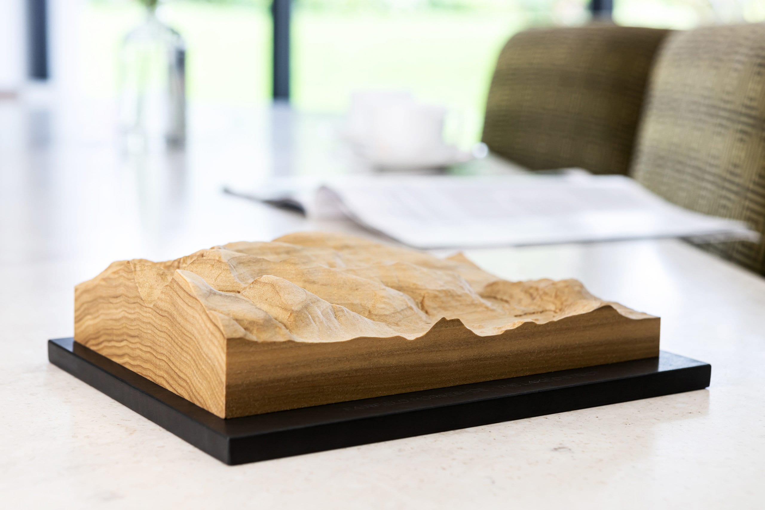 Bespoke Wooden Map Topographic Map Sculpture - Etsy