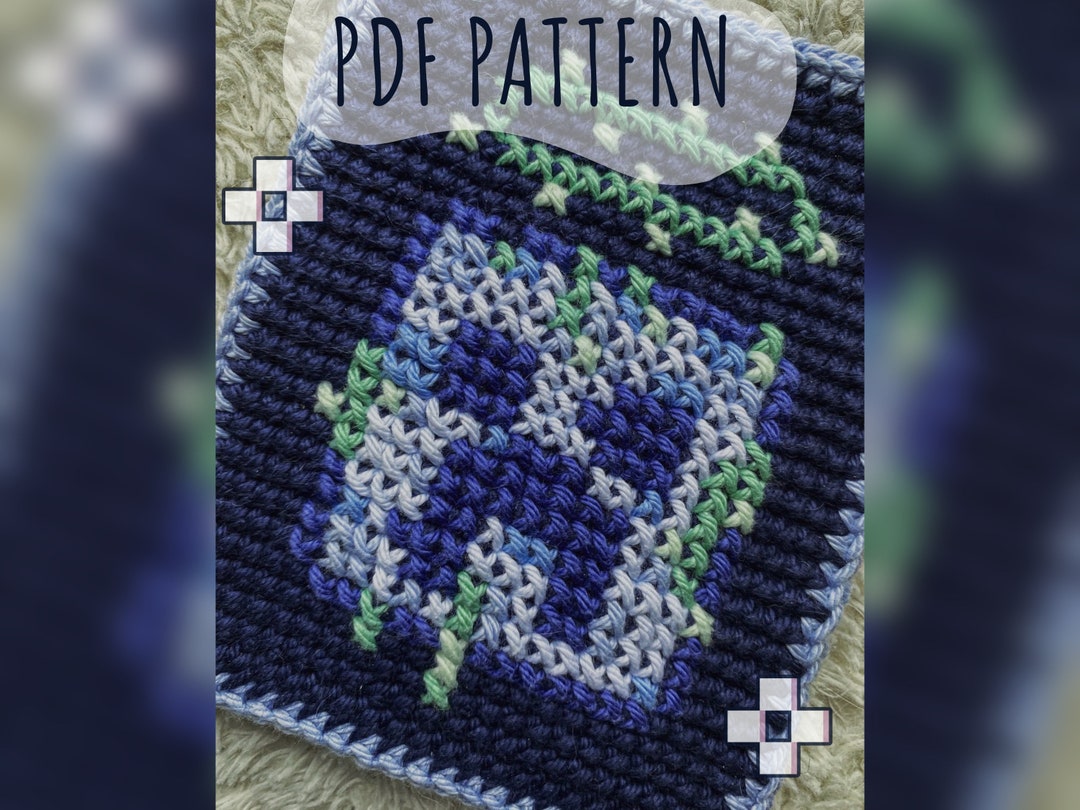 PDF Crochet Minecraft Creeper Pattern Gamer Tapestry PDF Pattern Video ...