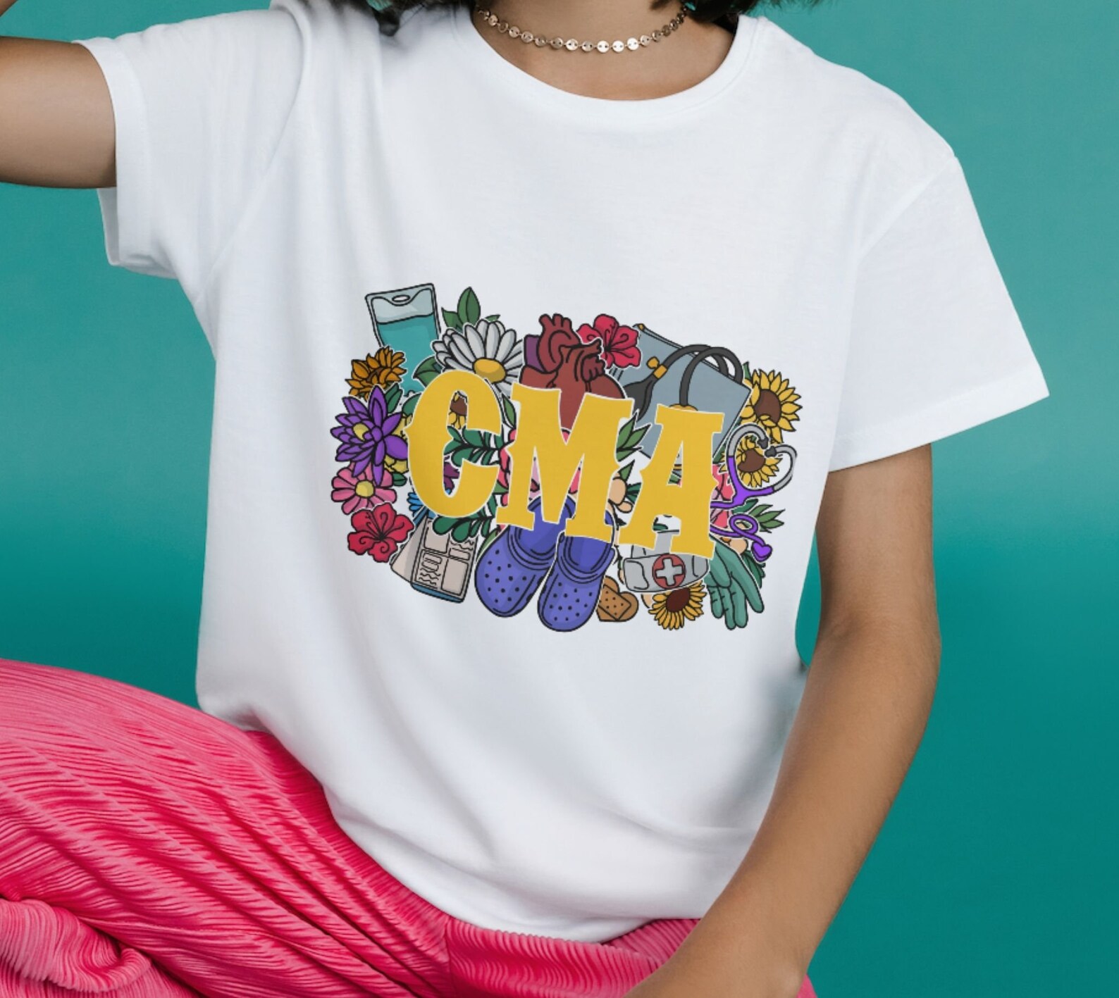 CMA Svg, Certified Medical Assistant Svg,floral Cma Svg, Certified ...