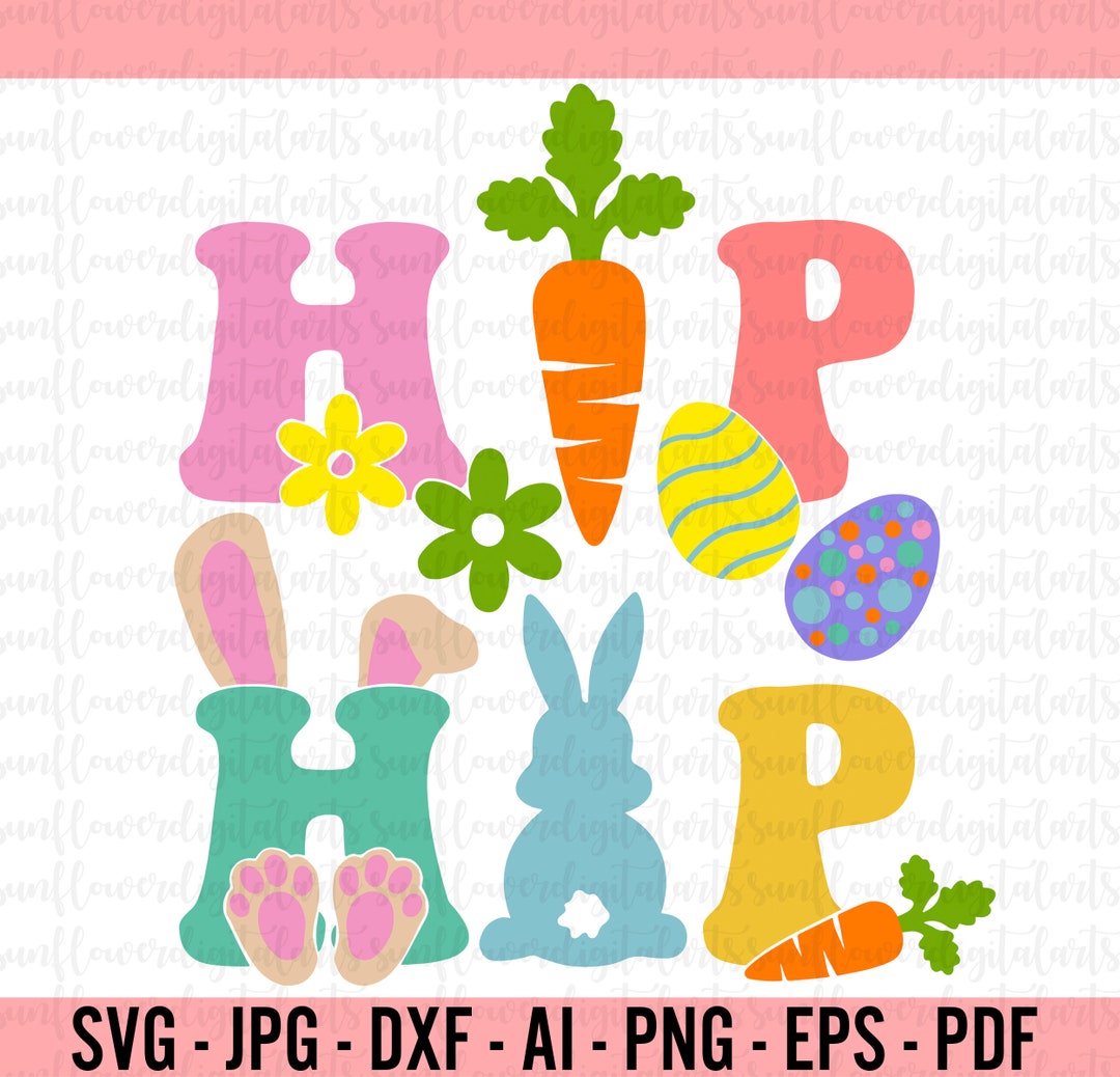 Hip Hop Easter Day SVG, Happy Easter Day, Easter Days SVG, Bunny Svg ...