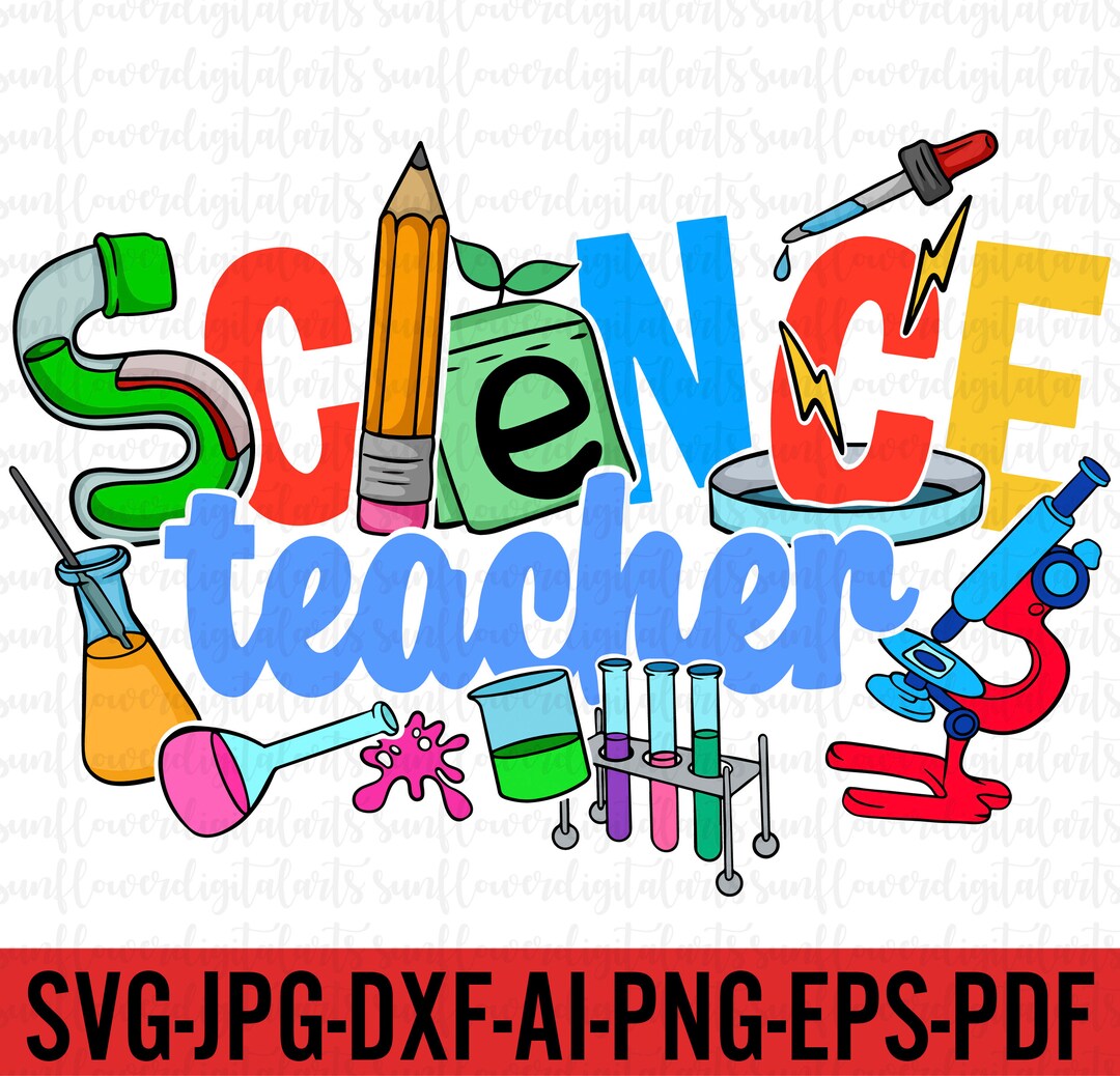 Science Teacher Svg,periodic Table Teacher Png,science Cut File,teacher ...