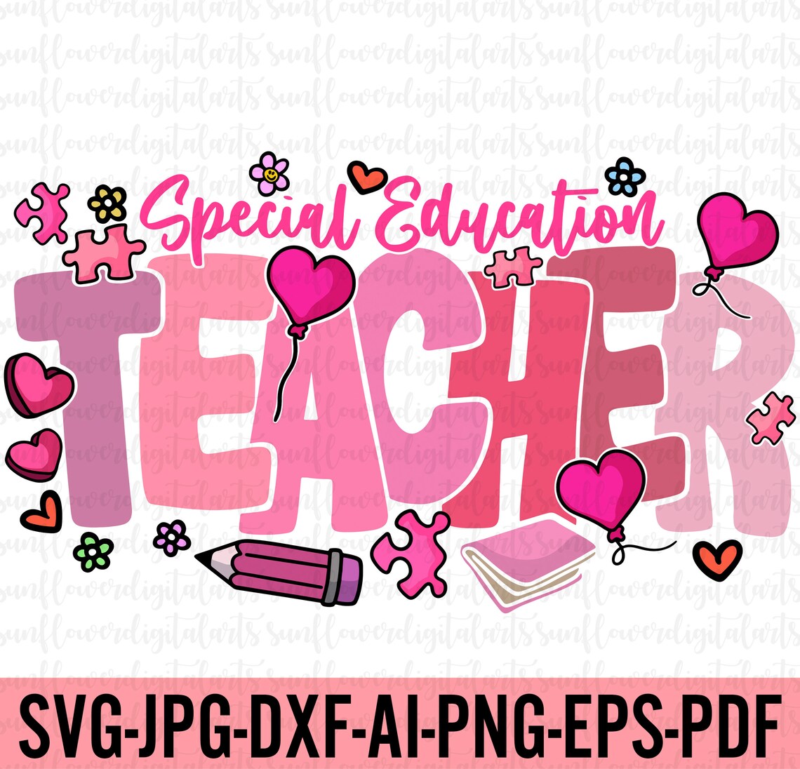 Special Education SVG Bundle Design,teacher Bundle SVG File for Cricut ...