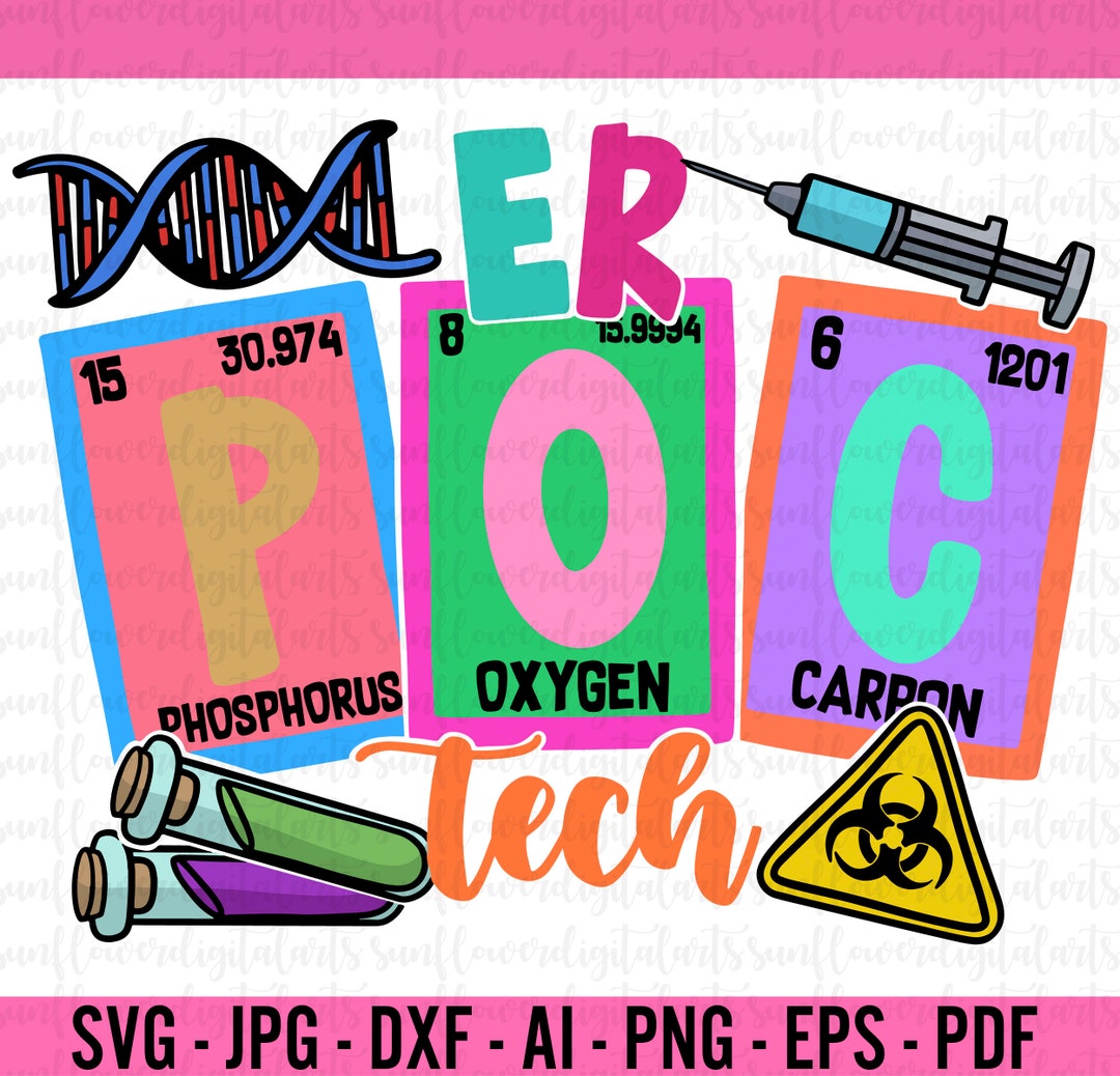 ER Tech Heartbeat,er Poc, Emergency Room Svg,er Tech Svg,nurse Svg ...