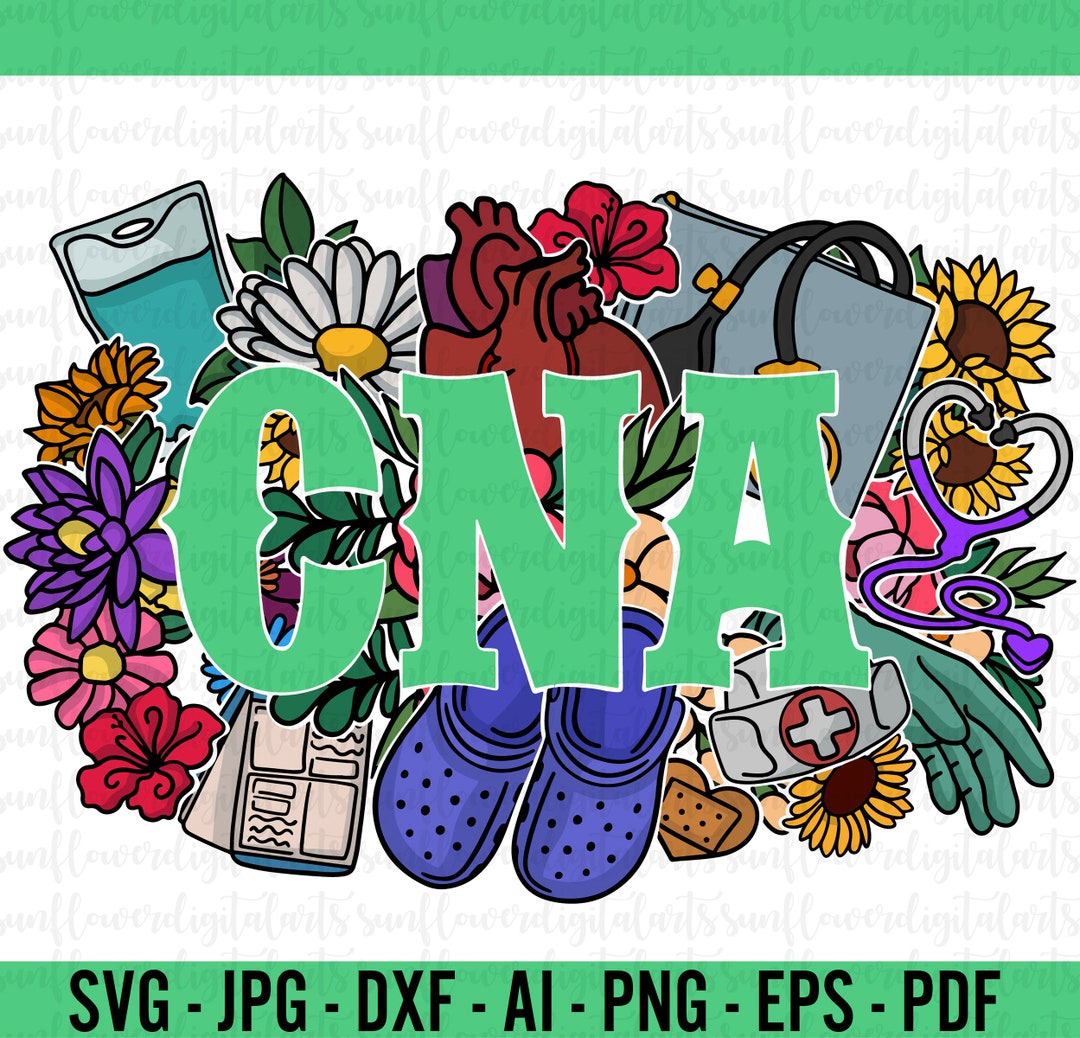 CNA Nursing File, Nursing Png, Nursing Vector, Cricut File, Nursing ...