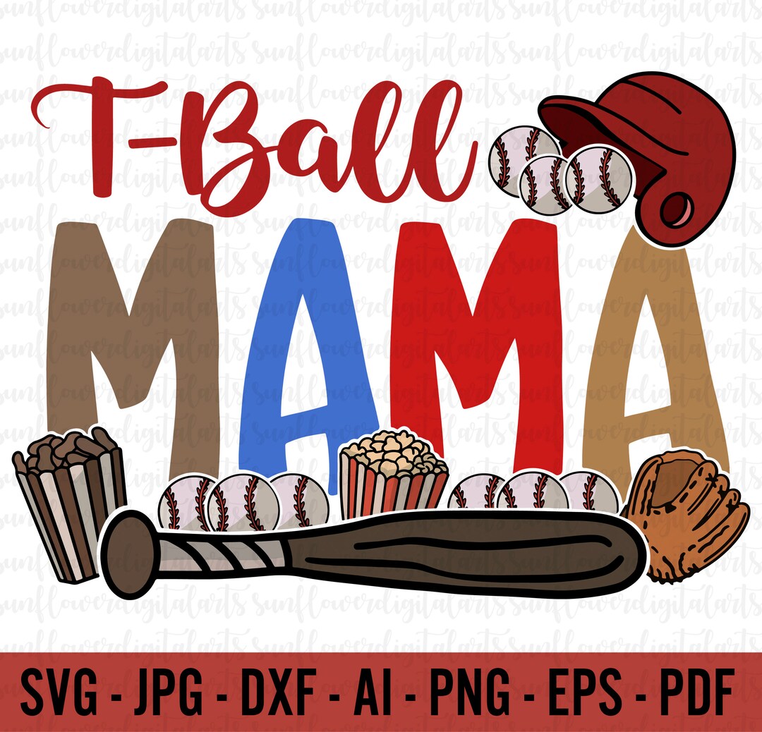 T-ball Mama Svg,baseball Mom Svg,baseball Quotes Svg,baseball Fan Svg ...