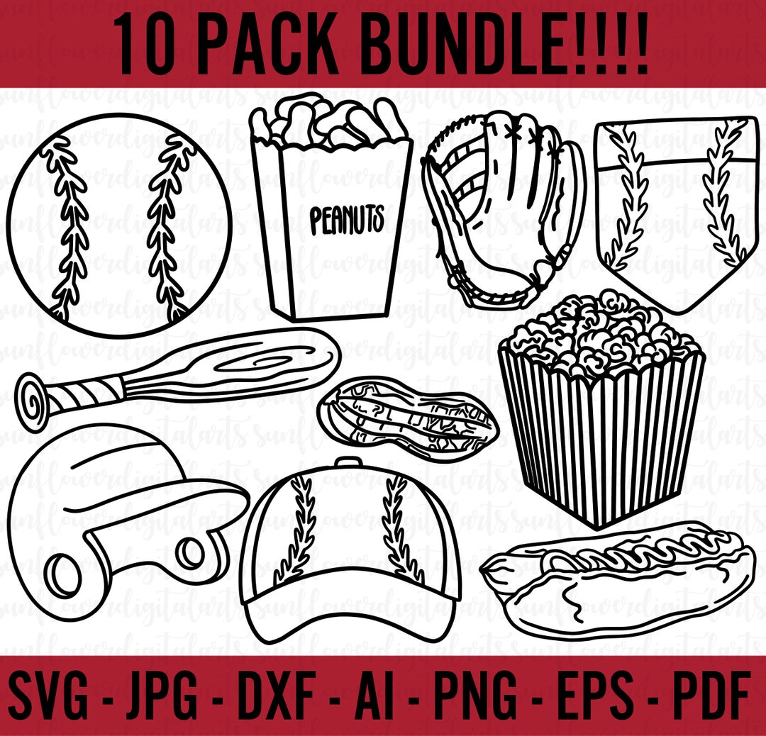 Baseball Icons SVG Bundle,baseball Quotes Svg,baseball Fan Svg,fan ...