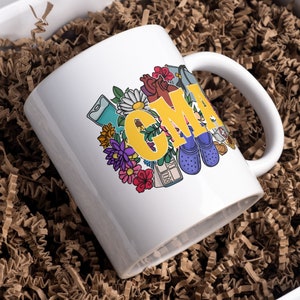 CMA Svg, Certified Medical Assistant Svg,floral Cma Svg, Certified ...