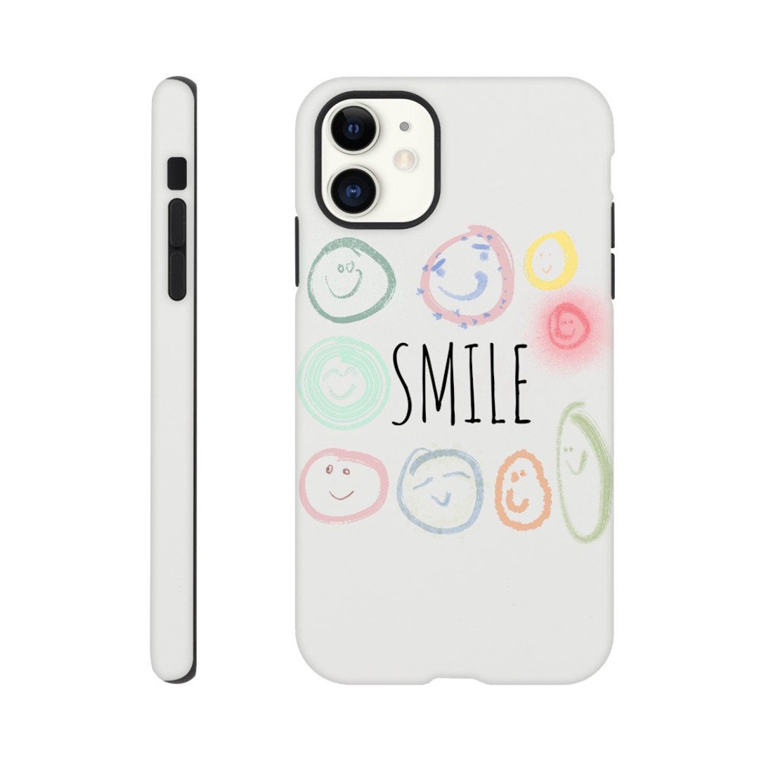 Happy Smiley Faces ADHD AUTISM ADD Tough Phone Case Mobile Cell ...