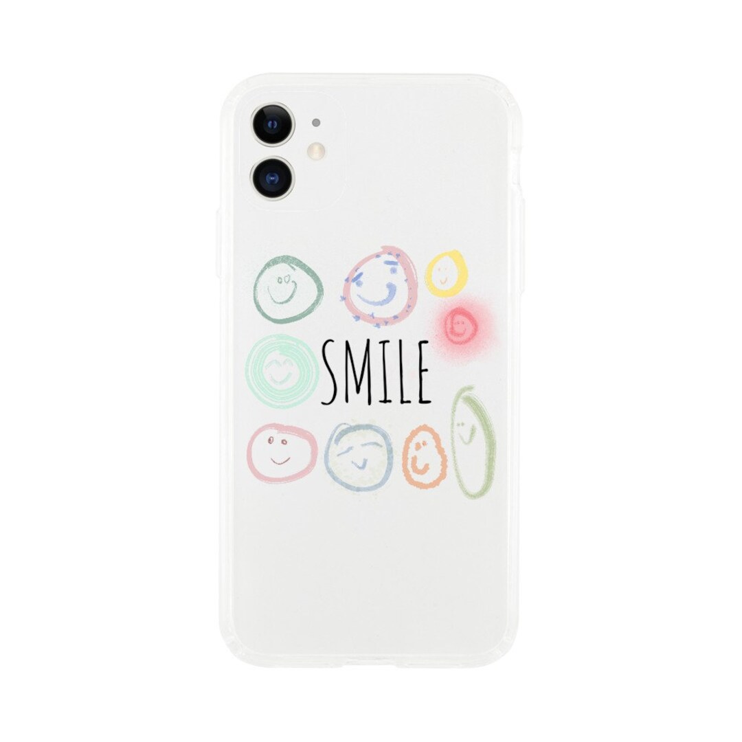 Happy Smiley Faces AUTISM ADHD ADD Clear Phone Cell Case Protection ...