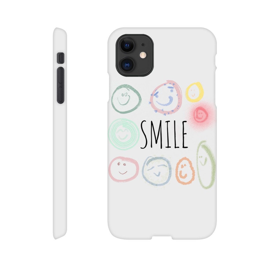 Happy Smiley Faces AUTISM ADHD ADD Slim Phone Case Protective Cell ...