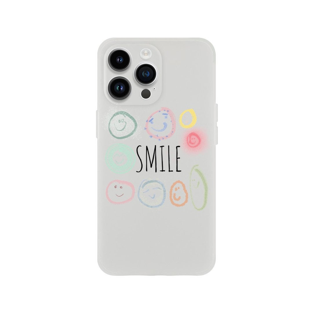 Happy Smiley Faces ADHD AUTISM ADD Flexi Phone Cell Protective Case ...