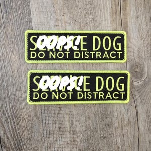 Patch Set of Two Black Neon Safety Yellow Embroidery Patch Five Patch ...