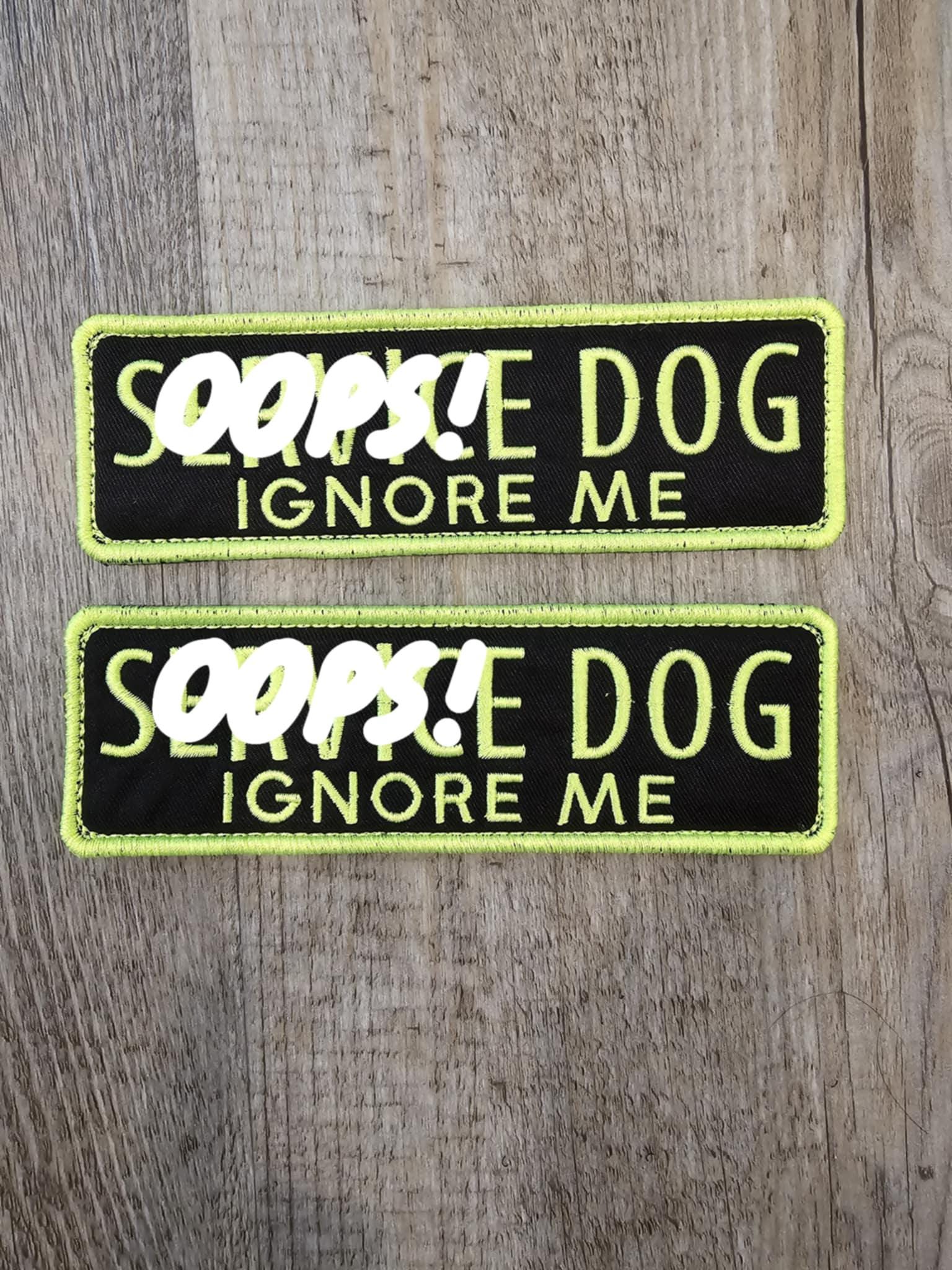 Patch Set of Two Black Neon Safety Yellow Embroidery Patch Five Patch ...