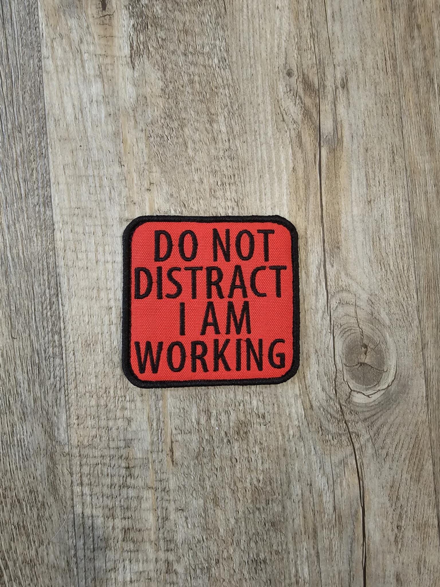 Grow With Them Patch Set Bright Red Velcro Patch Do Not Distract Patch ...