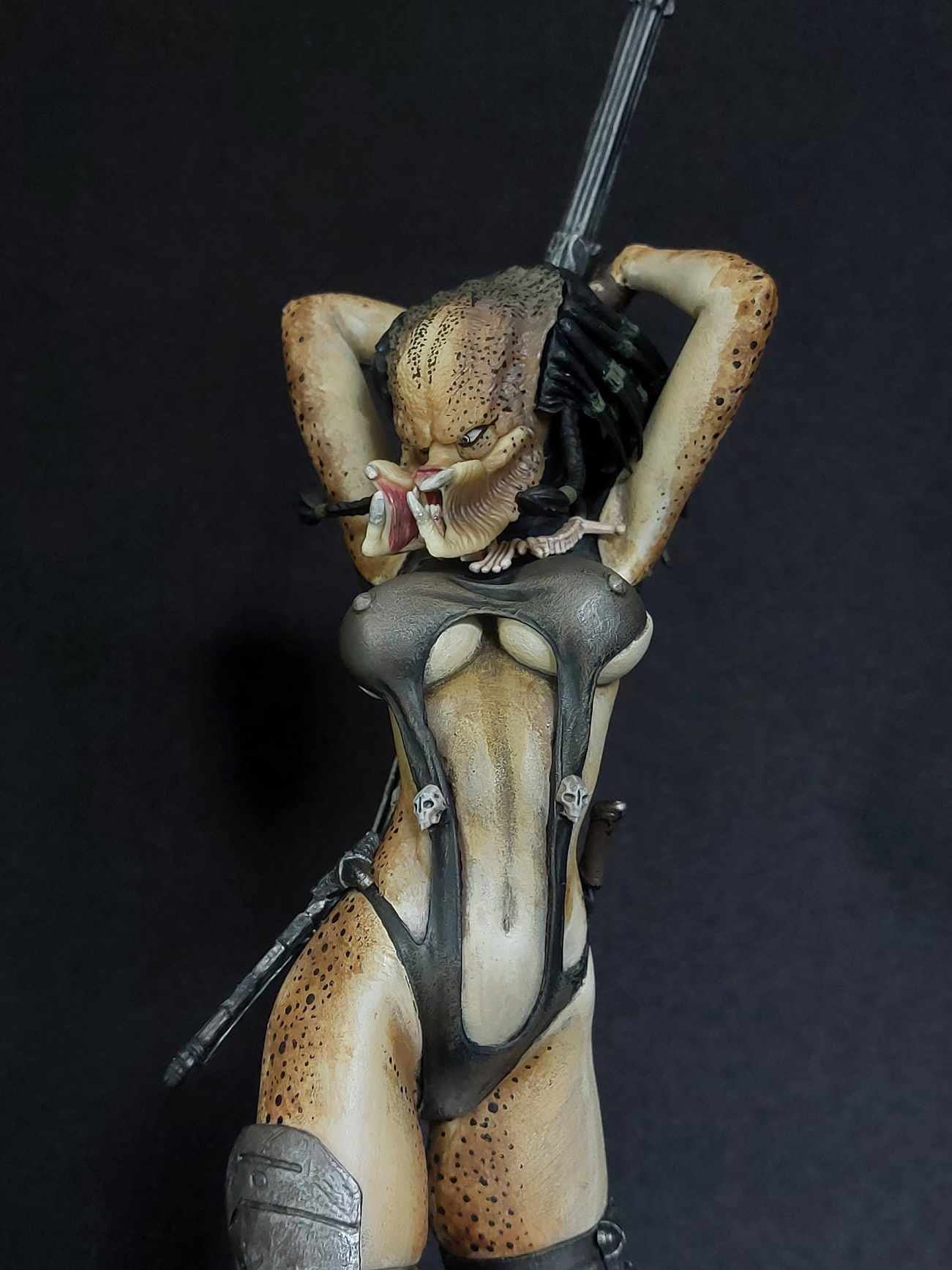 Predator Female Huntress Sexy Pose Model Figurine Replica 1/8 Scale. Unique Model - Etsy