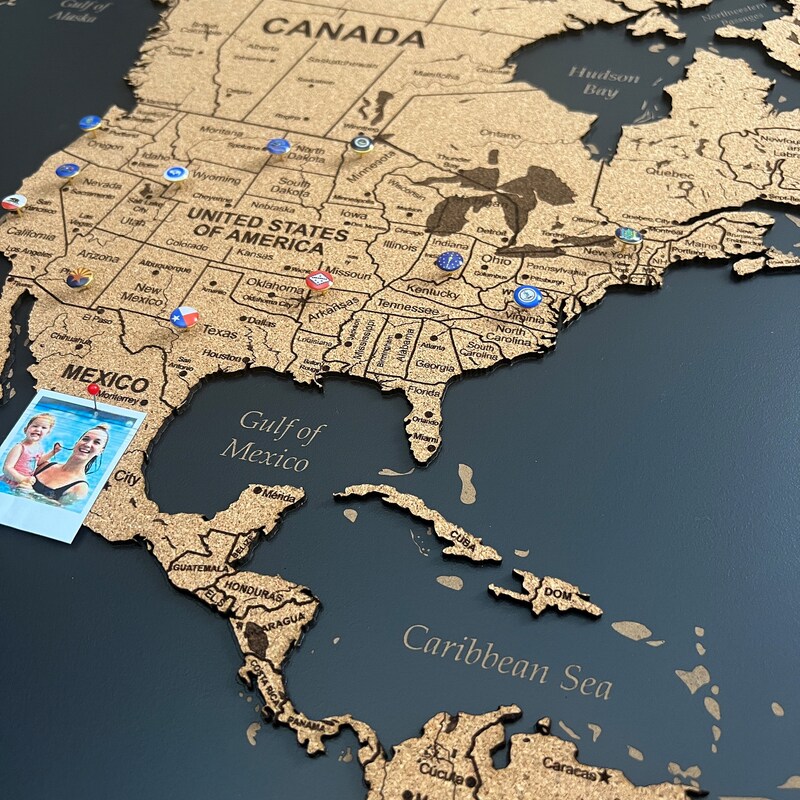 Cork World Map - Etsy