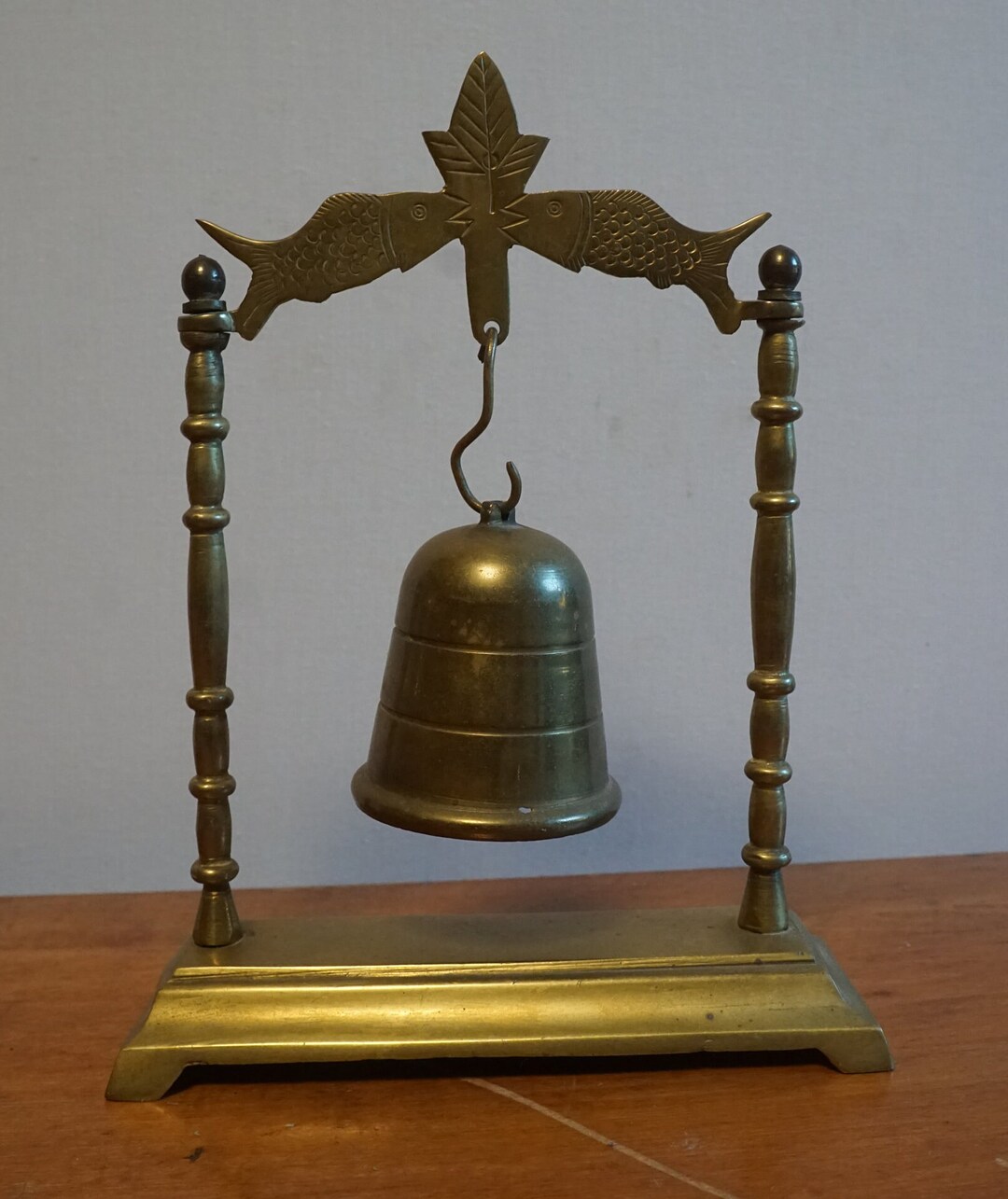 Brass Bell on Stand Temple Bell Brass Home and Living - Etsy
