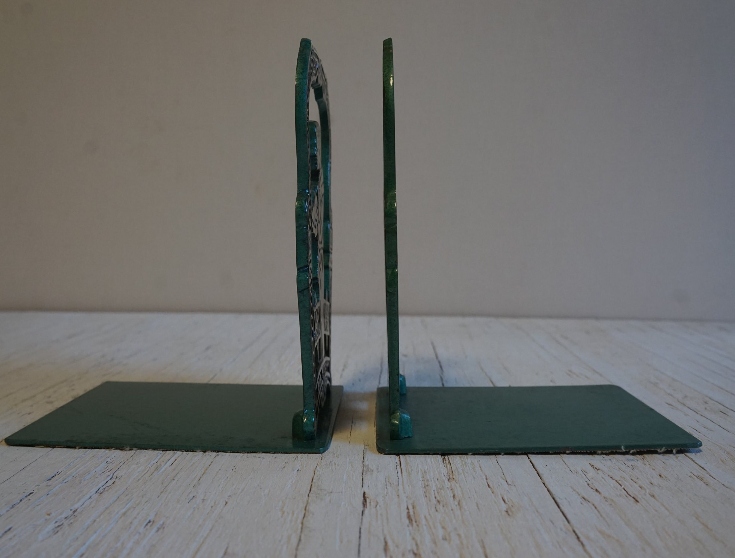 Vintage Jewish Religious Bookends/vintage Bar Mitzvah Metal - Etsy