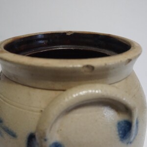 Antique Stoneware Pottery Jar, LYONS Pottery Jar Preserve Jar With ...