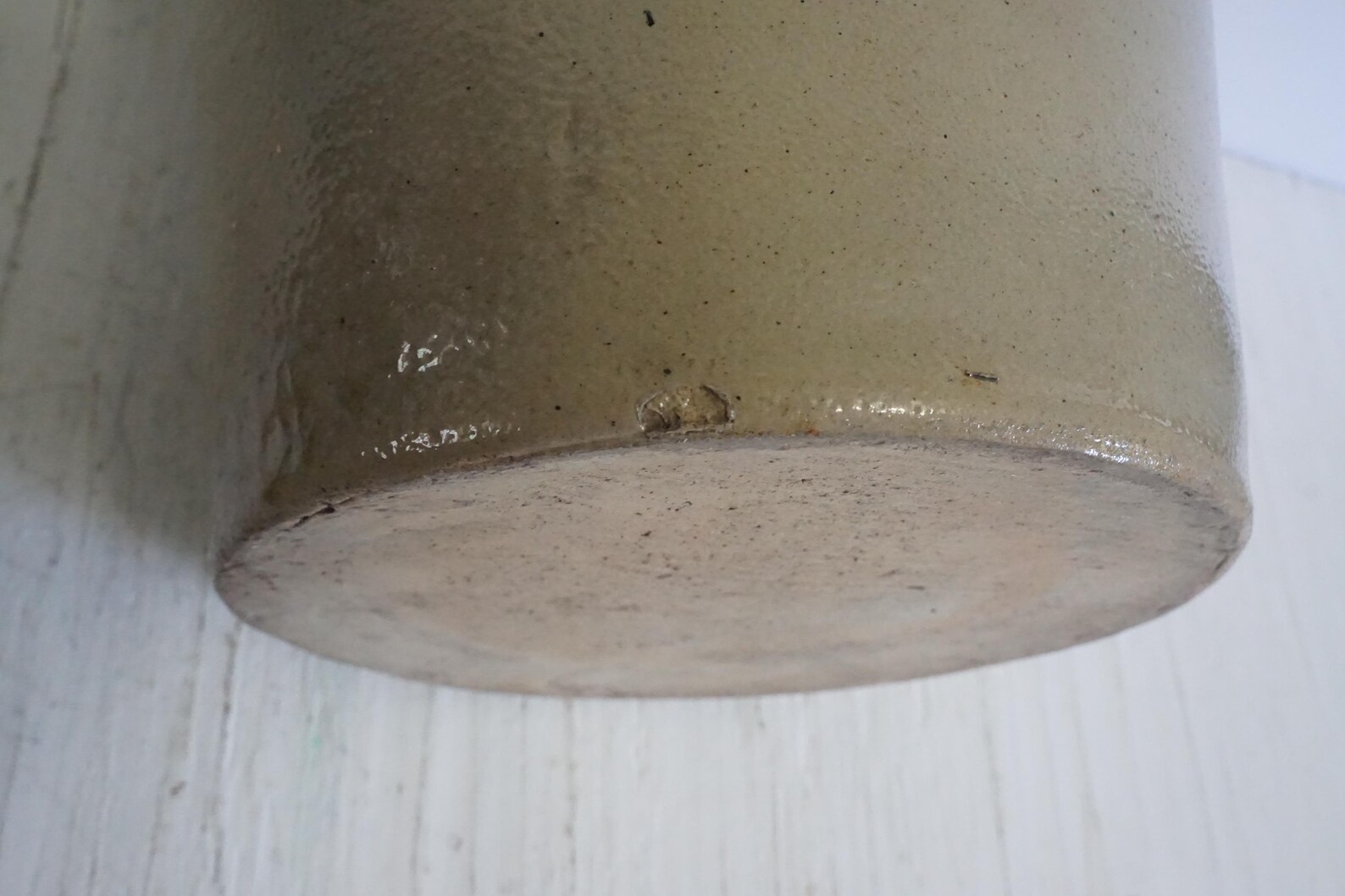 Antique Stoneware Pottery Jar, LYONS Pottery Jar Preserve Jar With ...