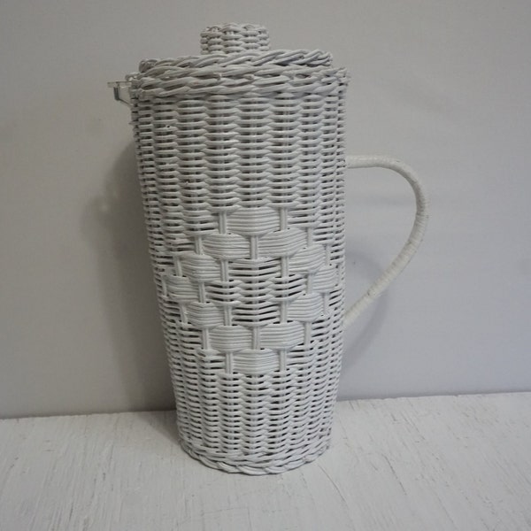 Wicker Pitcher - Etsy