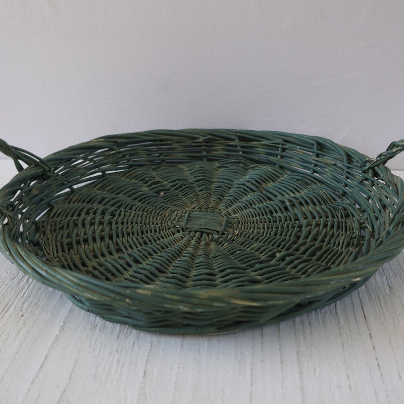 Wicker Tray - Etsy