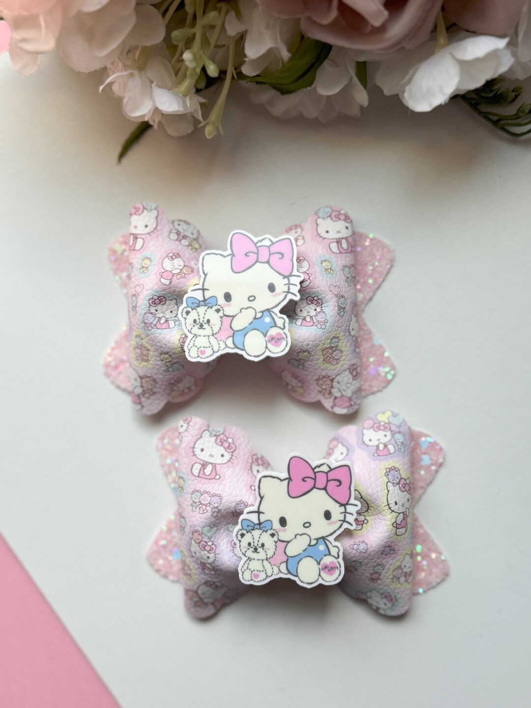 Hello Cat Bow Set. Bows. Hello Bows. Theme Bows . Character Bows ...
