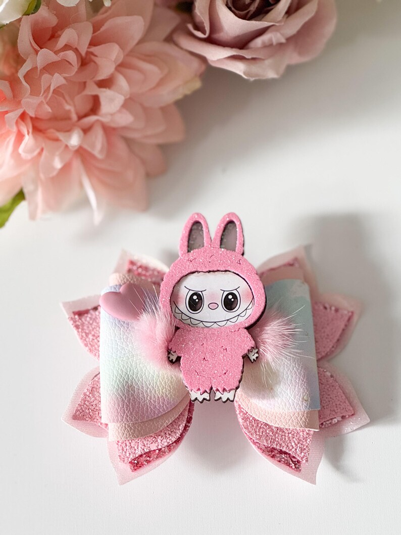 Labubu Bows , Bows, Handmade Bows, Girl Accessories, Lazos, Gifts for ...