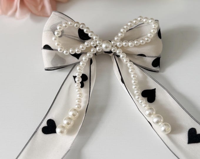 Coquette Bow, Lace, Bow, Coquette Style, Bows, Handmade Gift for Her ...