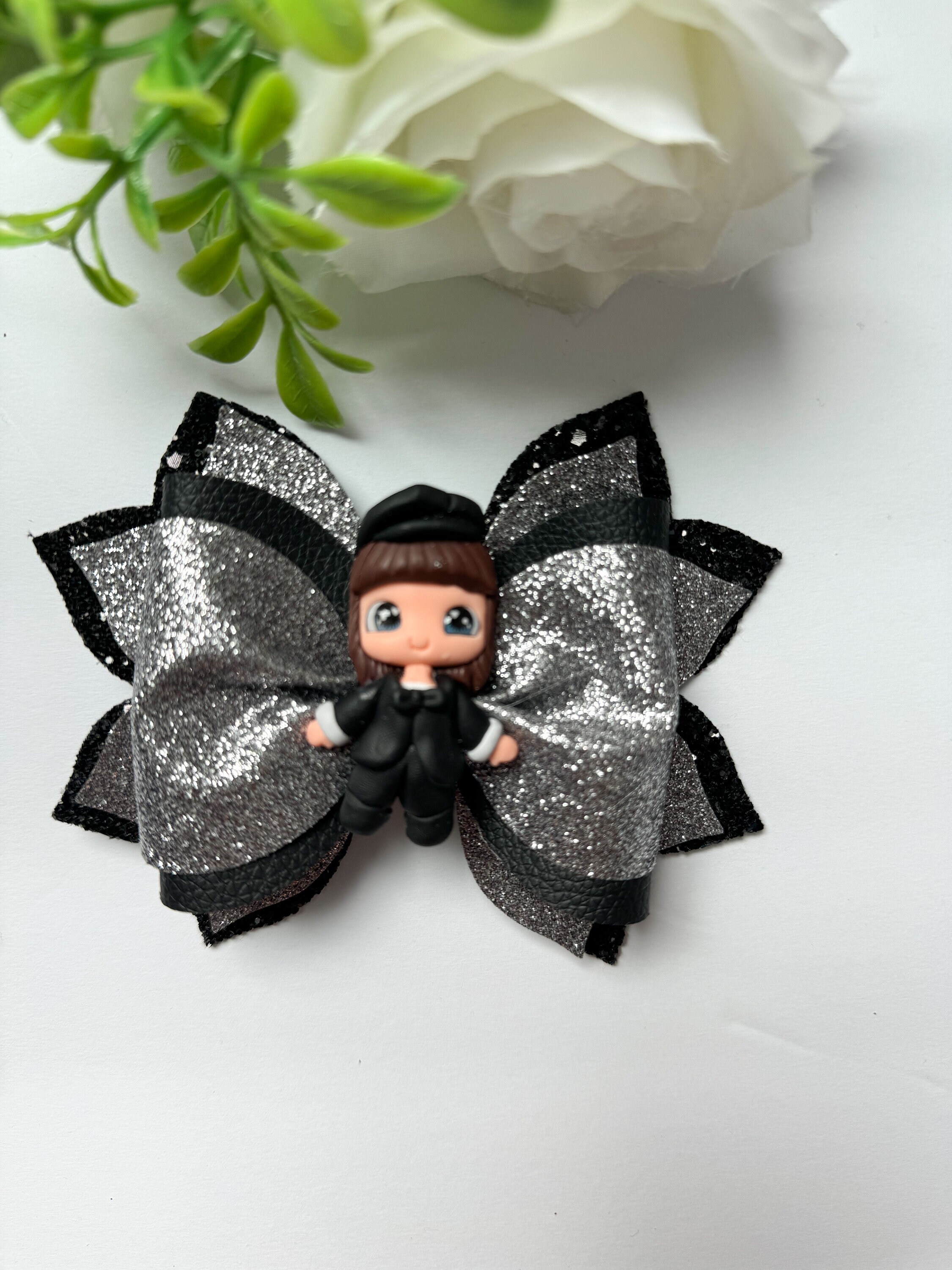 Peso Pluma Inspired Bow , Characters Bows, Bows, Hair Bow, Hair ...