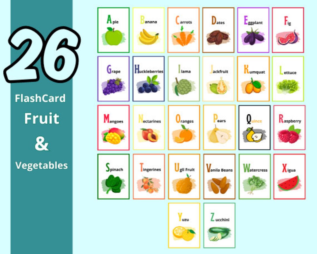26 Flashcards, Montessori, Homeschool Printables, Toddler Cards ...