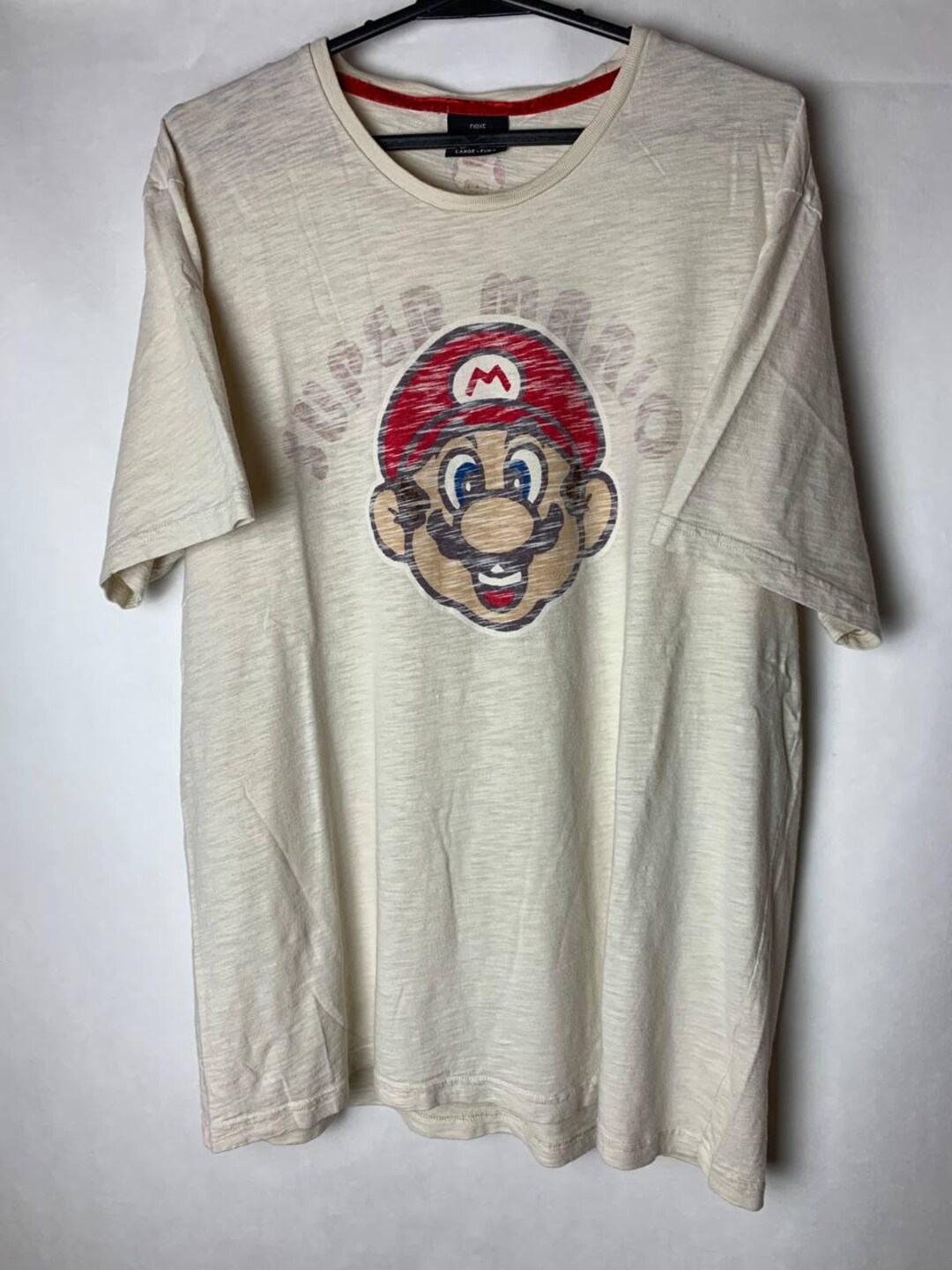 Vintage Y2K Nintendo Super Mario T-shirt White Video Game Movie Cartoon ...