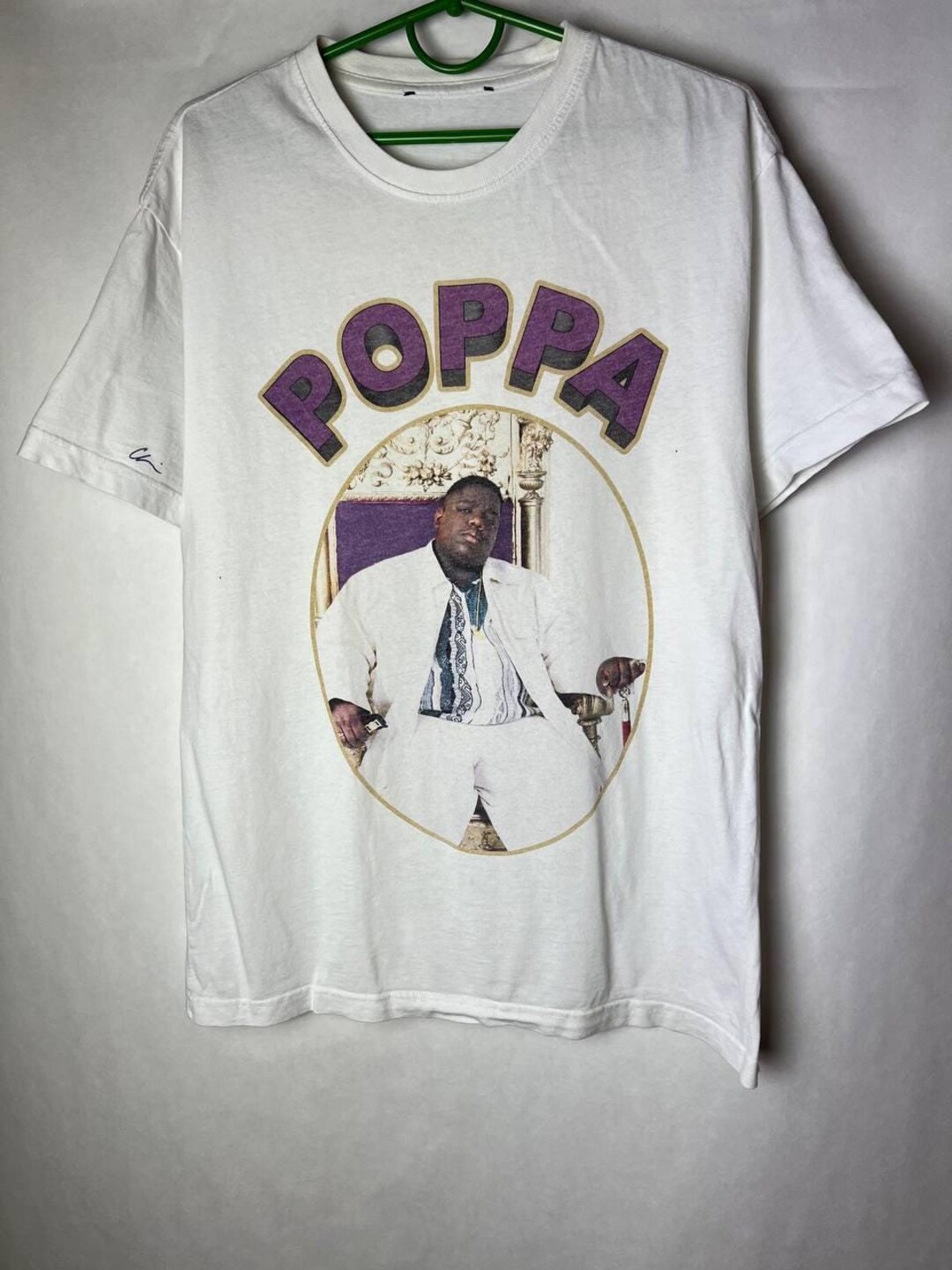 Vintage Y2K Style the Notorious Big Rap Tee Band T-shirt Big Logo Retro ...